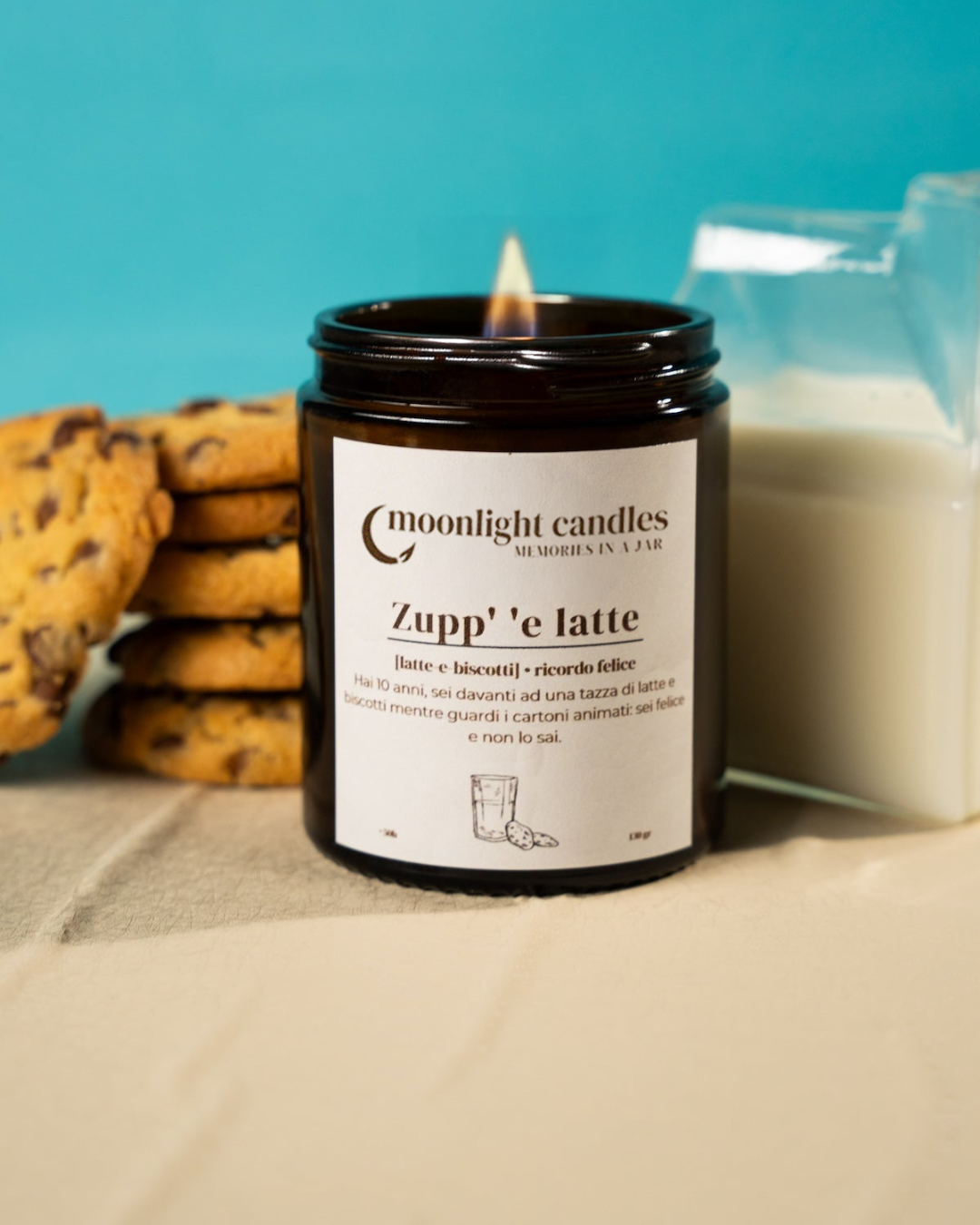 Candela Zupp' 'e Latte | Moonlight Candles - Moonlight Candles